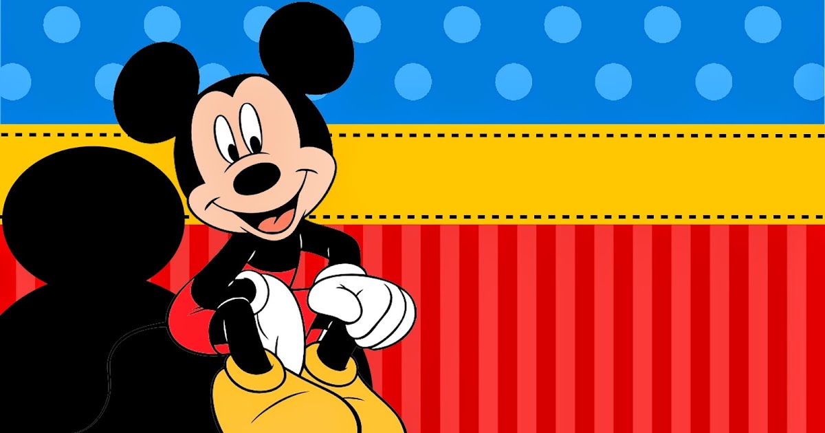 Mickey en Azul y Rojo: Kit para Fiestas para Imprimir Gratis. - Ideas y ...