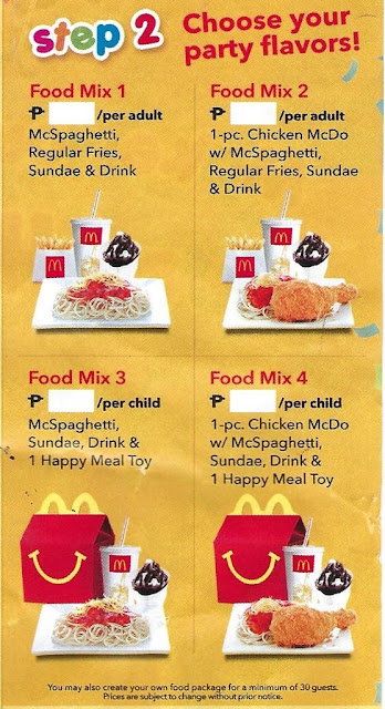 The Pinoy Informer: McDo Party Latest Brochure 2018