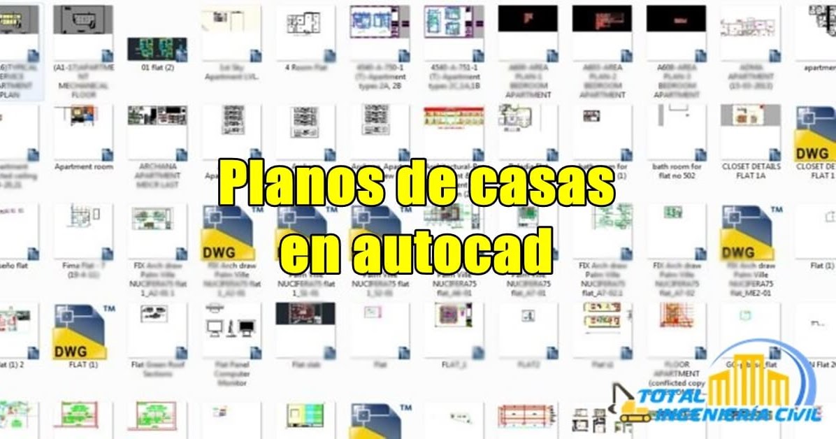 Coleccion de planos en autocad - REQUISITOS Y MAS INFO. AQUÍ 👉