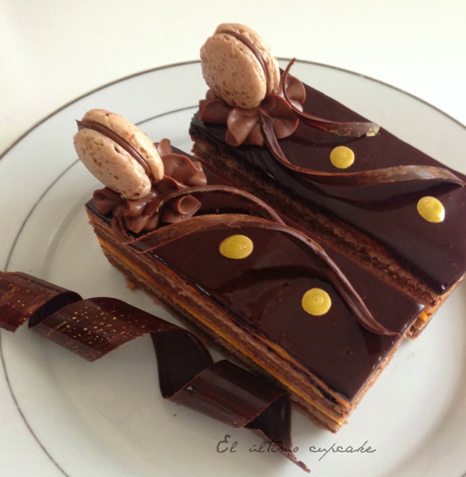 El último cupcake: Dulces delicias: TARTA ÓPERA VERSIÓN NARANJA ...