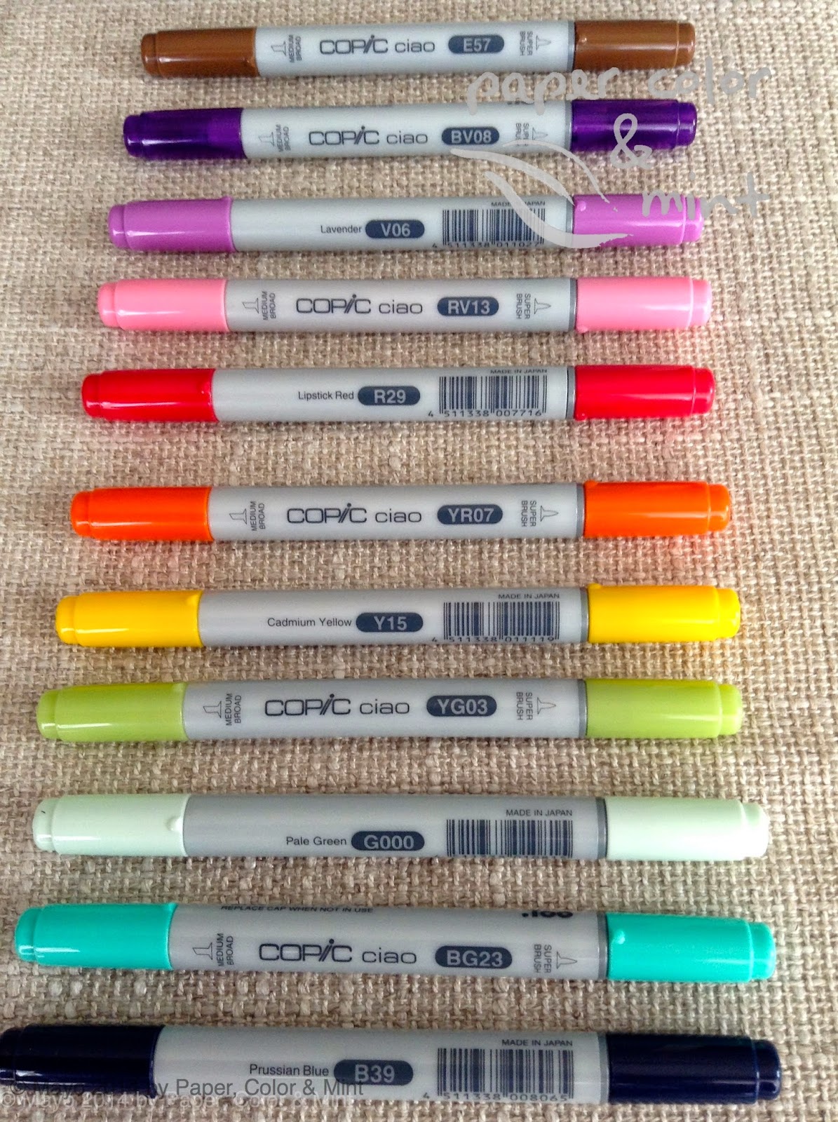 Paper, Color and Mint: Rotuladores Copic - Copic Markers