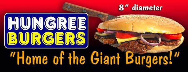 The Burger Monster!: Hungree Burgers for Hungry Stomach!