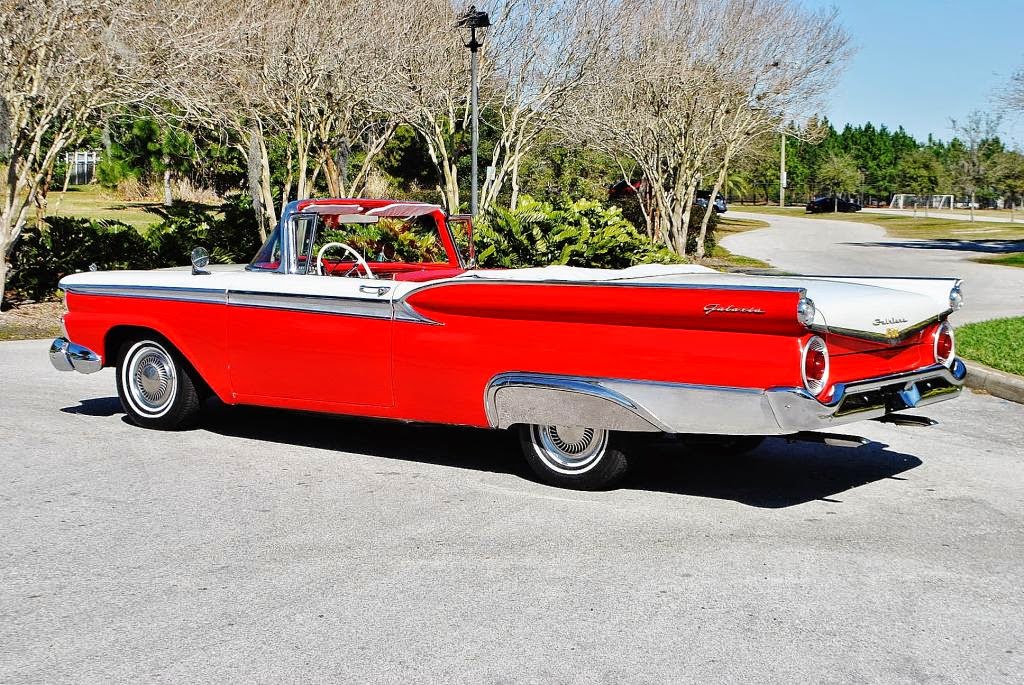 All American Classic Cars: 1959 Ford Galaxie Sunliner 2-Door Convertible