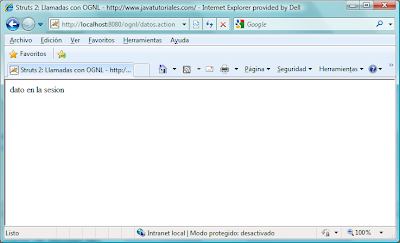 Tutoriales de Programacion Java: Struts 2 - Parte 2: OGNL