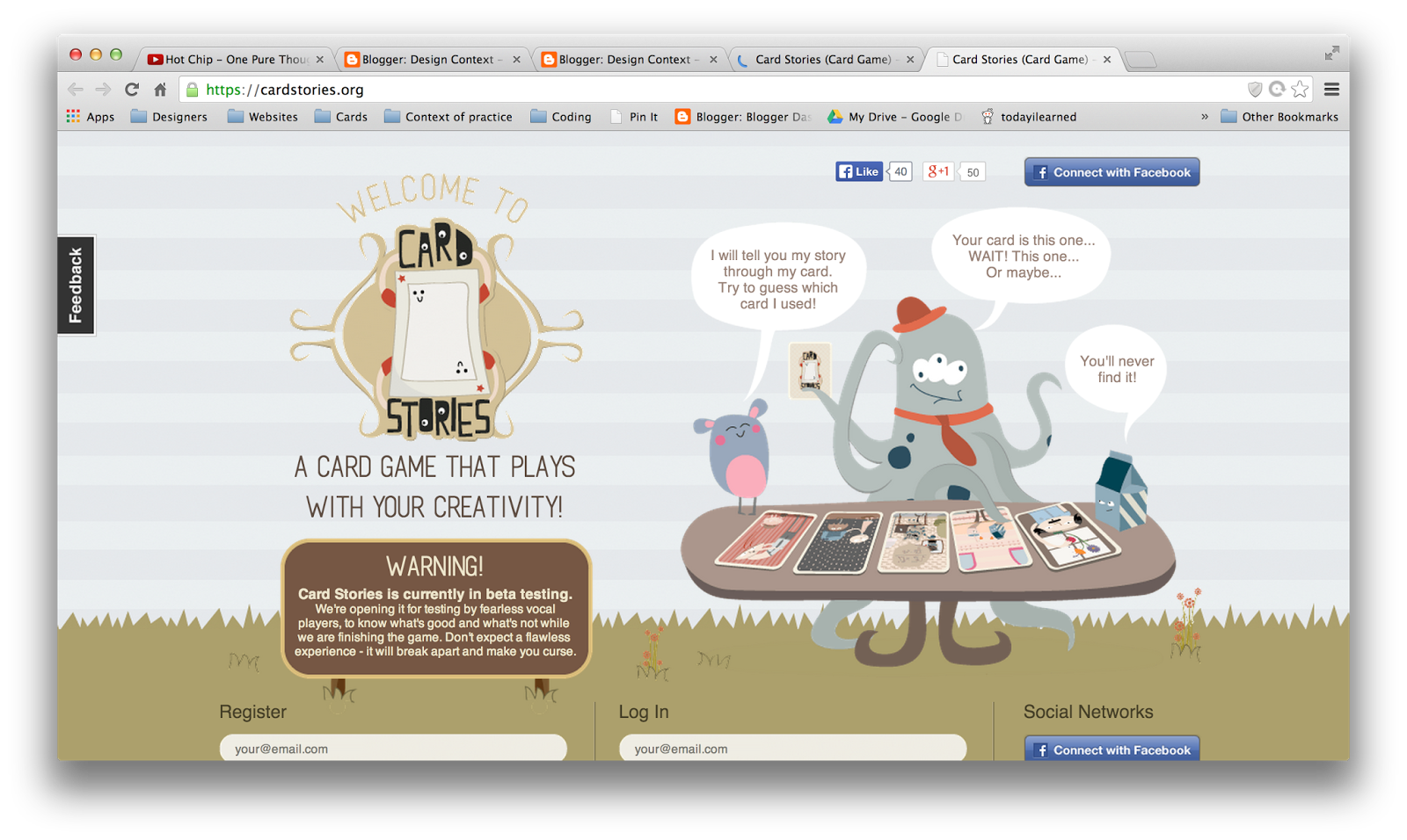 Design Context: Design for Web: Card Game and Game websites