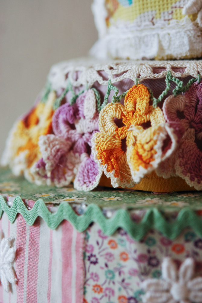 A Scrappy Fabric Cake, Celebrate! - Jill Ruth & Co.