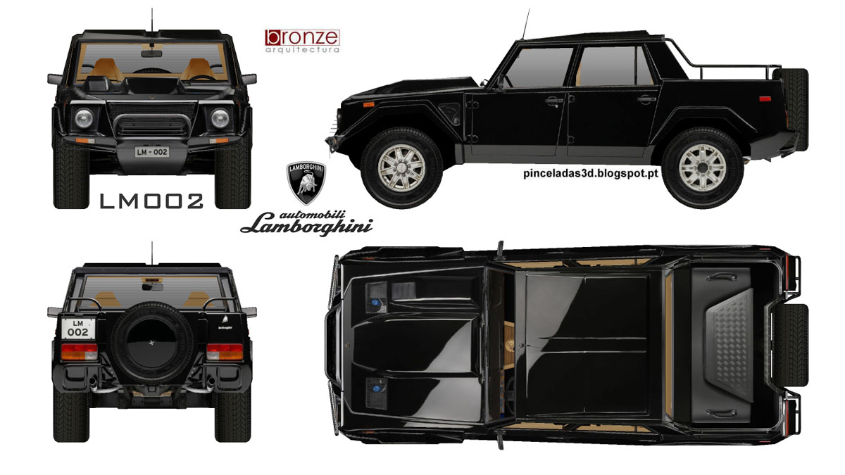 3D Strokes: Stroke 176 - Lamborghini LM002