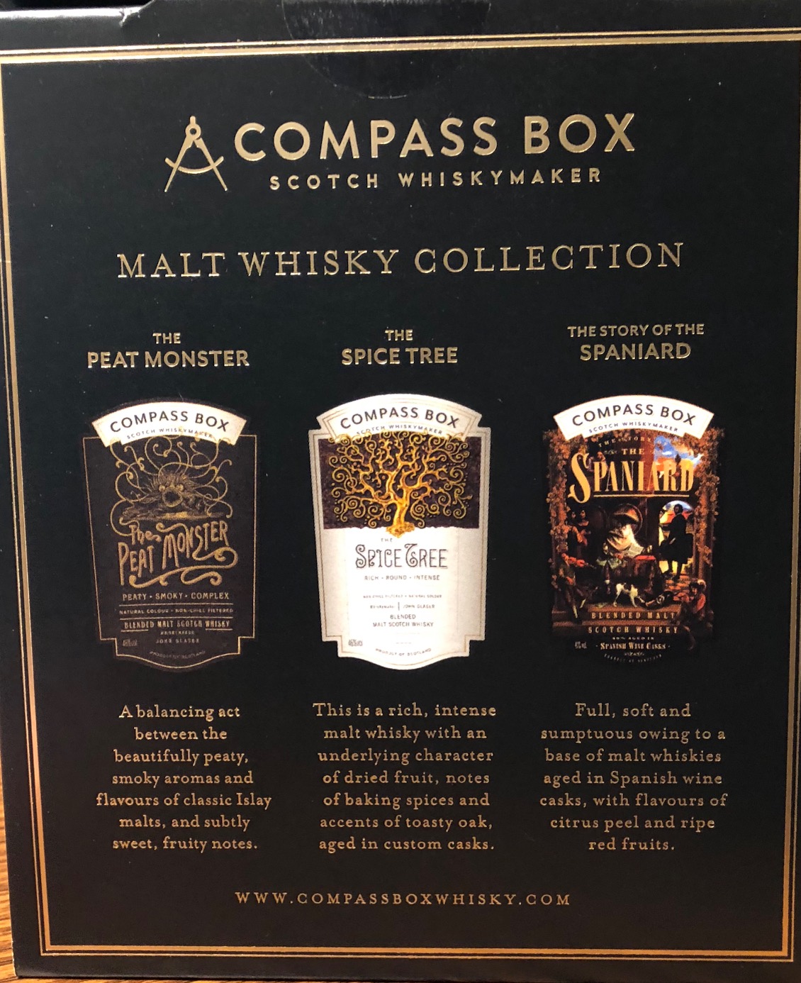 The Wine and Cheese Place: Compass Box Malt Whisky Collection -- 50ml ...