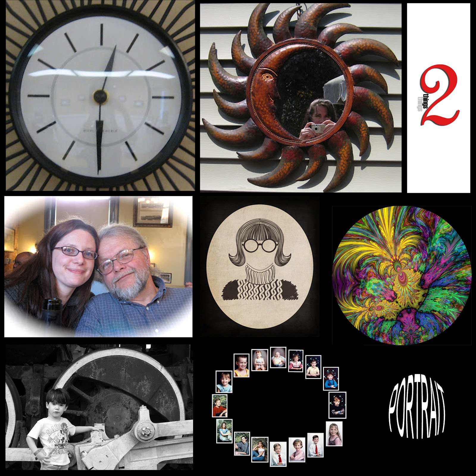 2 Things Challenge: Portrait/Round Interpretations