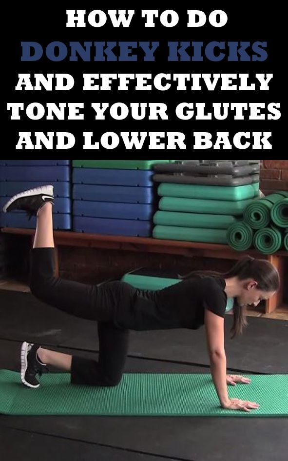 How To Do Donkey Kicks and Effectively Tone Your Glutes and Lower Back