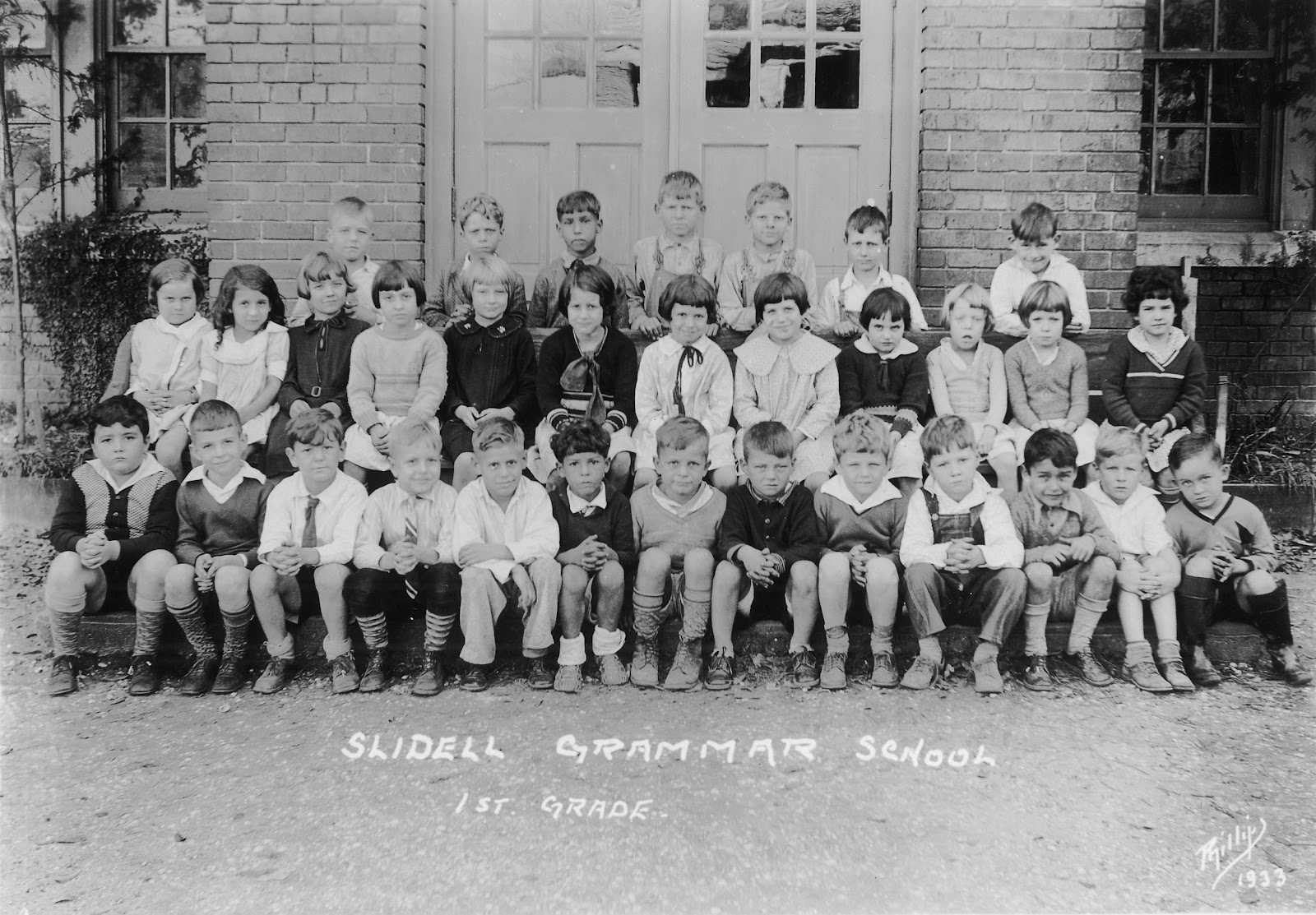 Tammany Family: Slidell Grammar School Class Photographs - 1933