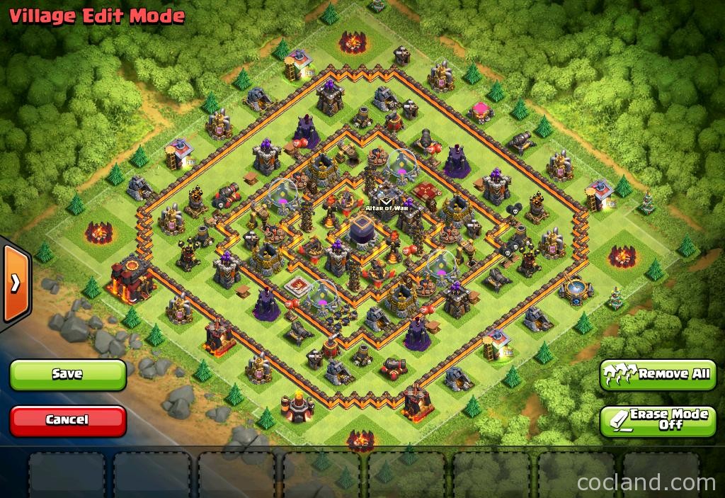Perang CoC: Inilah Top Clash of Clans Base Designs TH 6 sampai TH 10