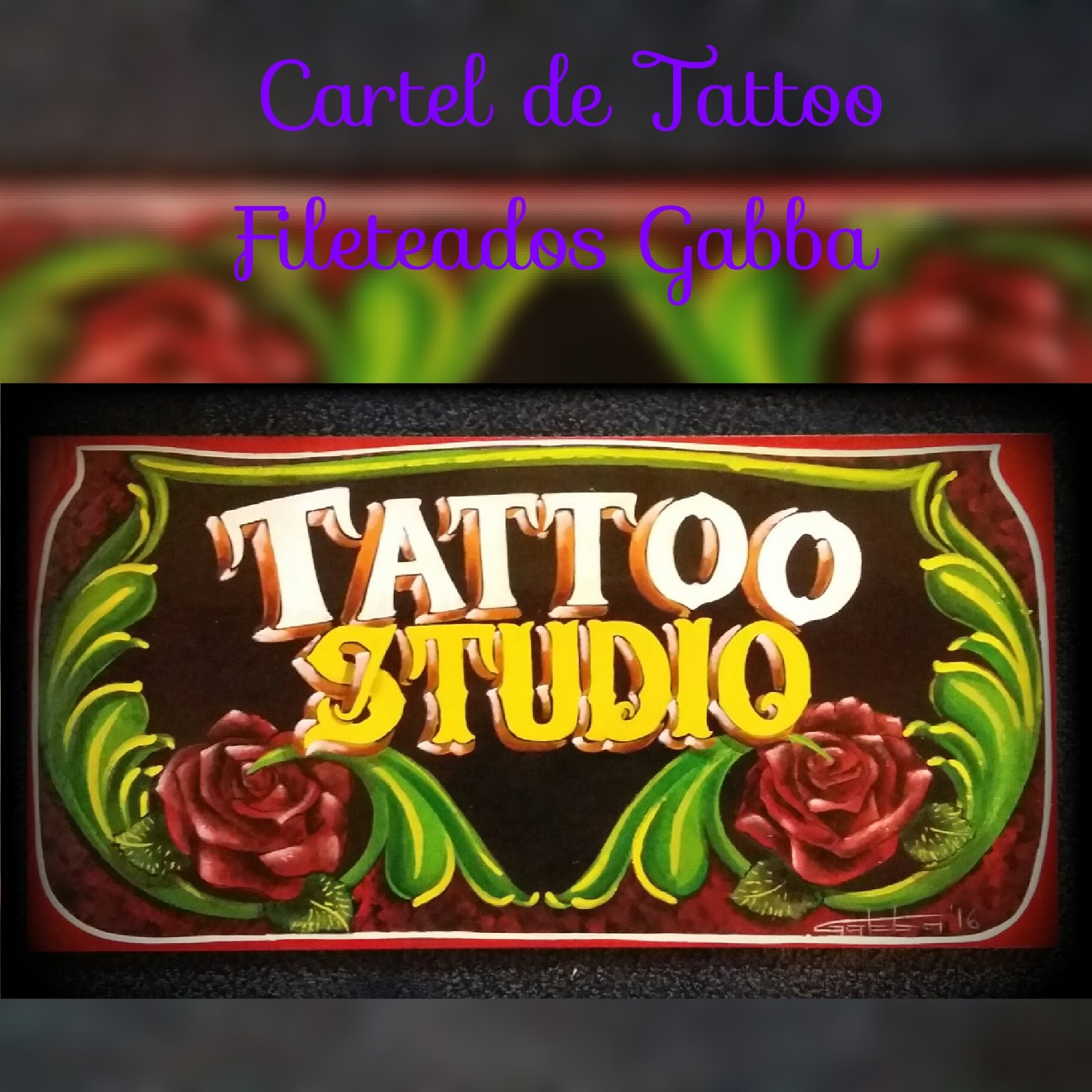 Fileteado Porteño Gabba