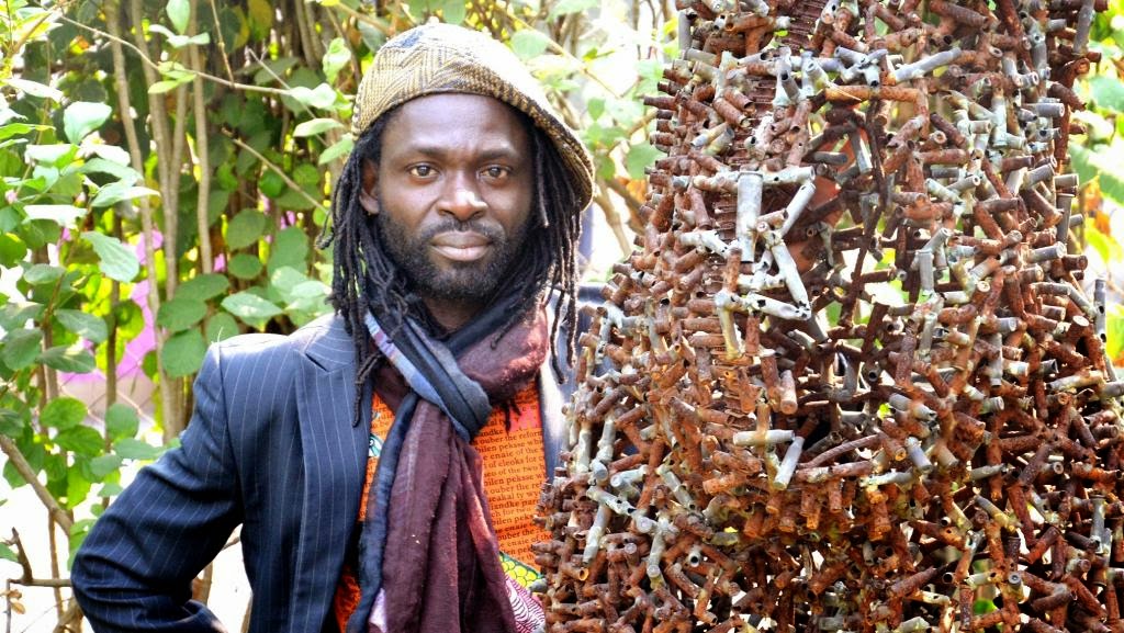 Congo création active: Créateur : Le sculpteur Freddy Tsimba donne une ...