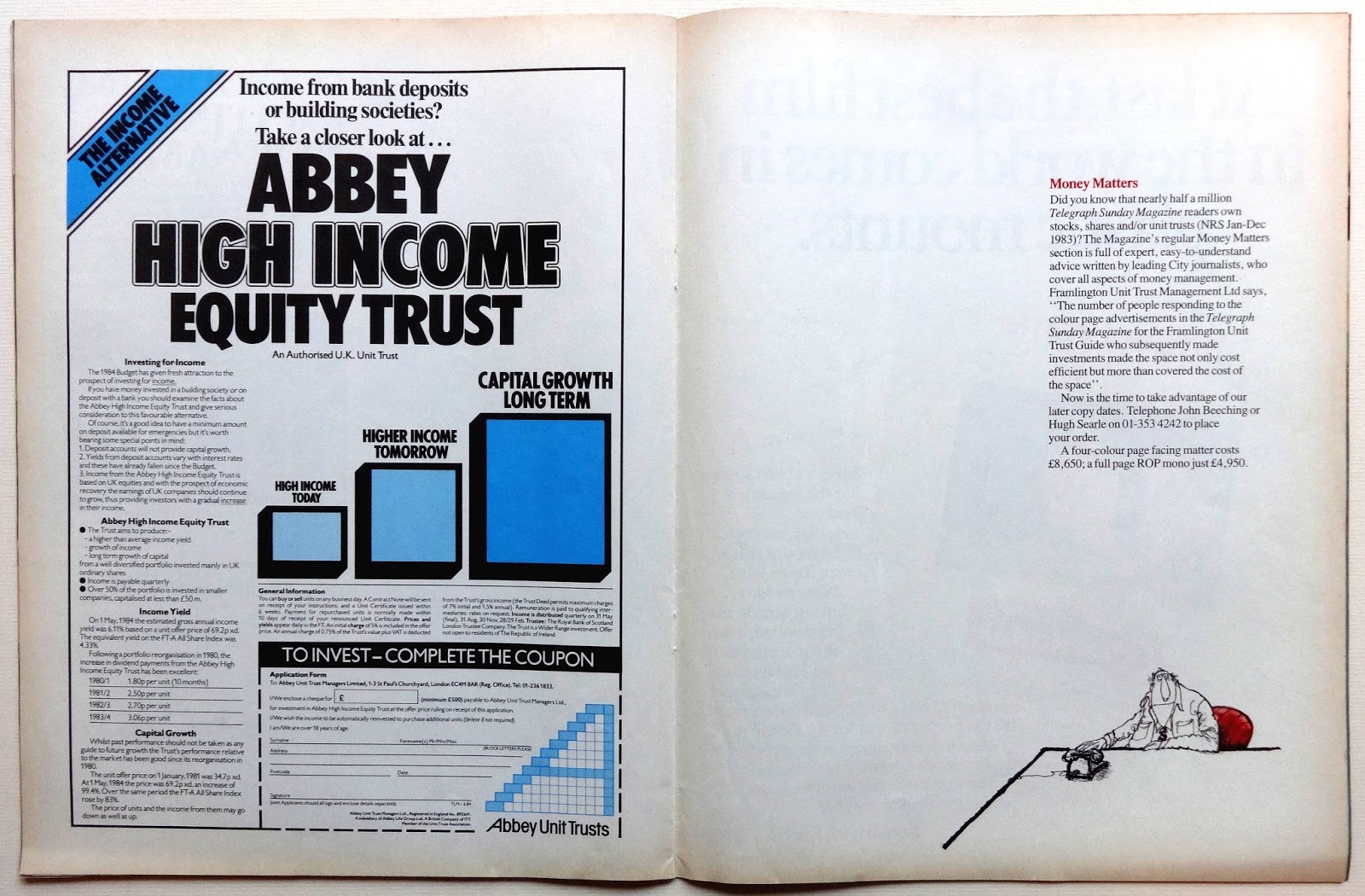 Past Print: Sunday Telegraph magazine dummy / July 1984