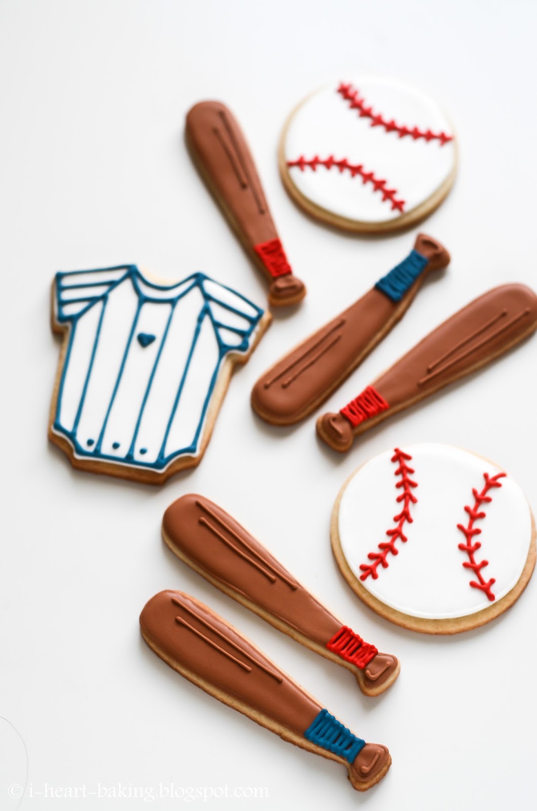 i heart baking!: baseball cookies for a little slugger baby shower