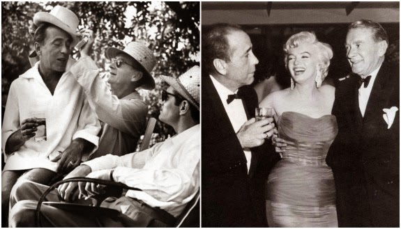 Humphrey Bogart Lauren Bacall Marilyn Monroe
