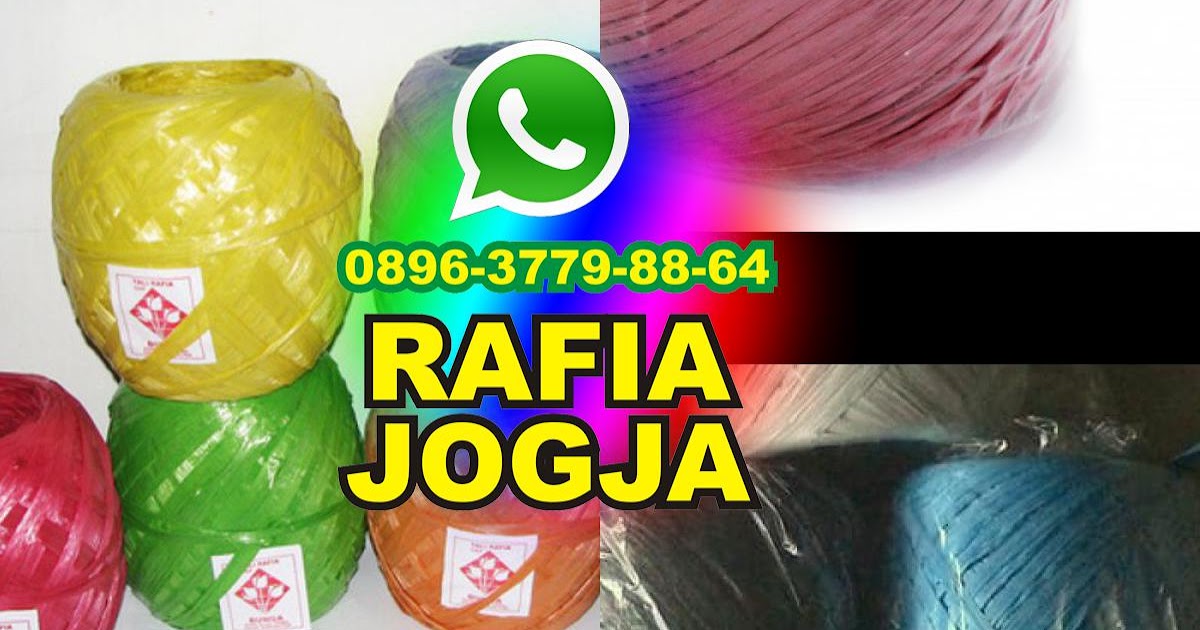 Tali Rafia Gambar - O896-3779-88-64 (WA) Toko Tali Rafia Jogja murah