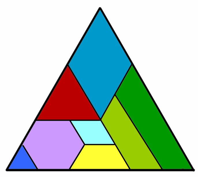 Tangram triangular para imprimir-ESPAÇO EDUCAR