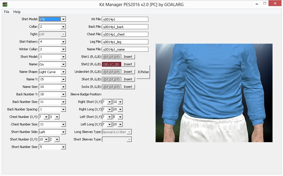 pes-modif: PES 2016 Kit Manager 2016 v3.0 by GOAL