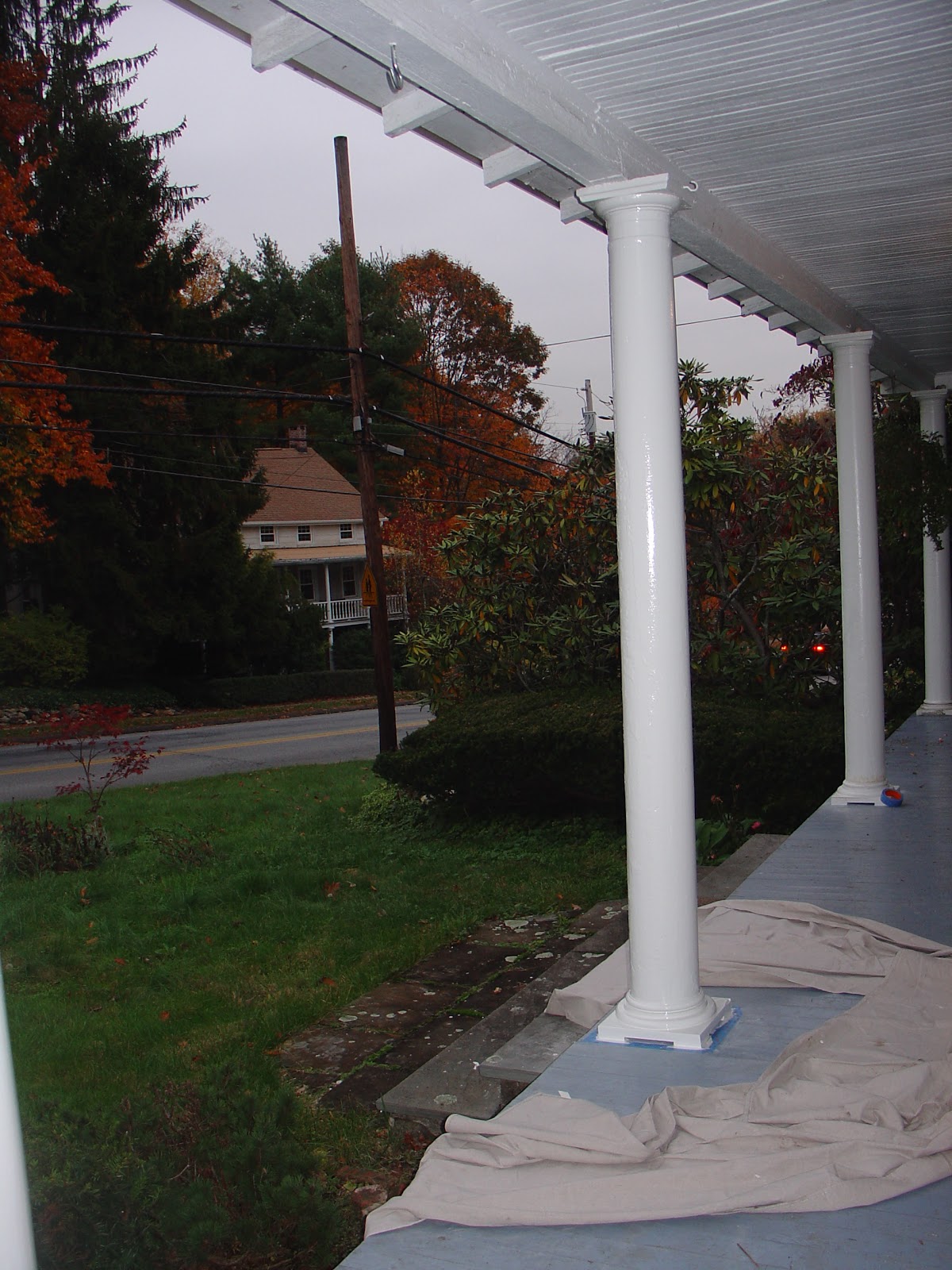 Life at Pugsley: Porch Column Bases 7: Finishing Touches