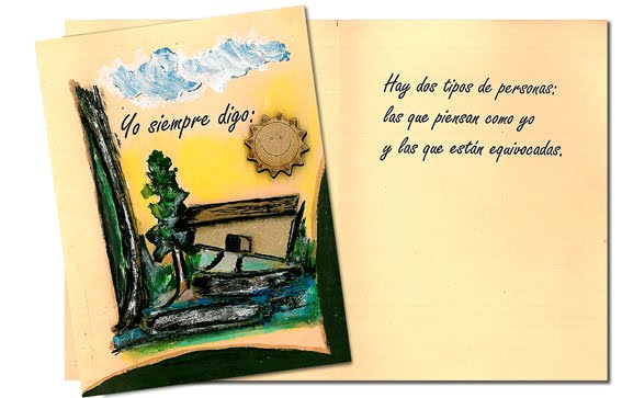 Tarjetas artesanales especiales...: Tarjetas comicas