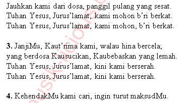MUSIKLICIOUS: KJ 407 Tuhan Kau Gembala Kami Lirik dan Kunci Gitar