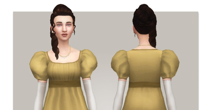 TS4: Emma Regency Dress | History Lover's Sims Blog