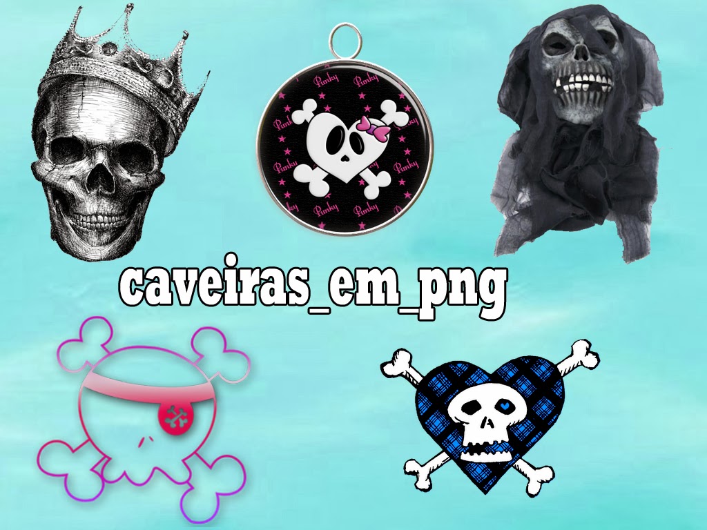 Caveiras em png