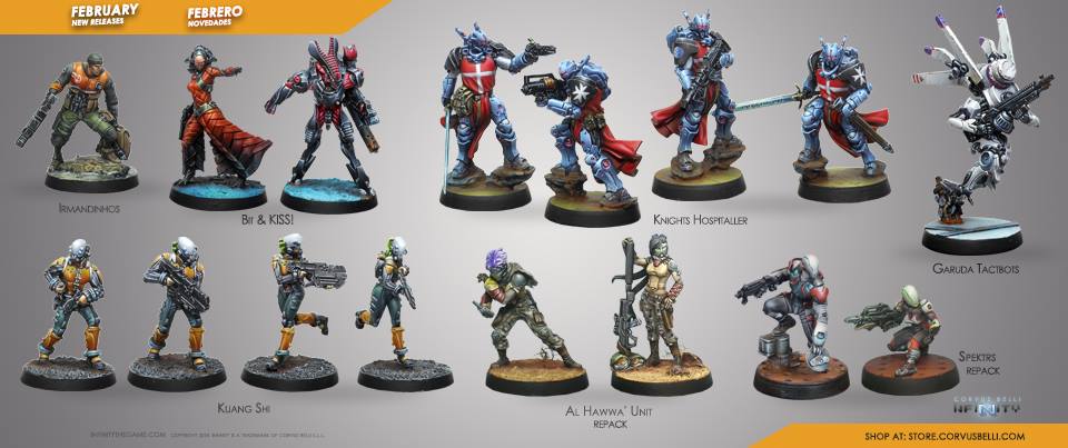 Tabletop Fix: Corvus Belli - Infinity February Releases