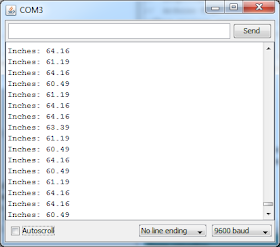 Arduino Blag: Long Range Infrared Sensor: GP2Y0A02YK0F