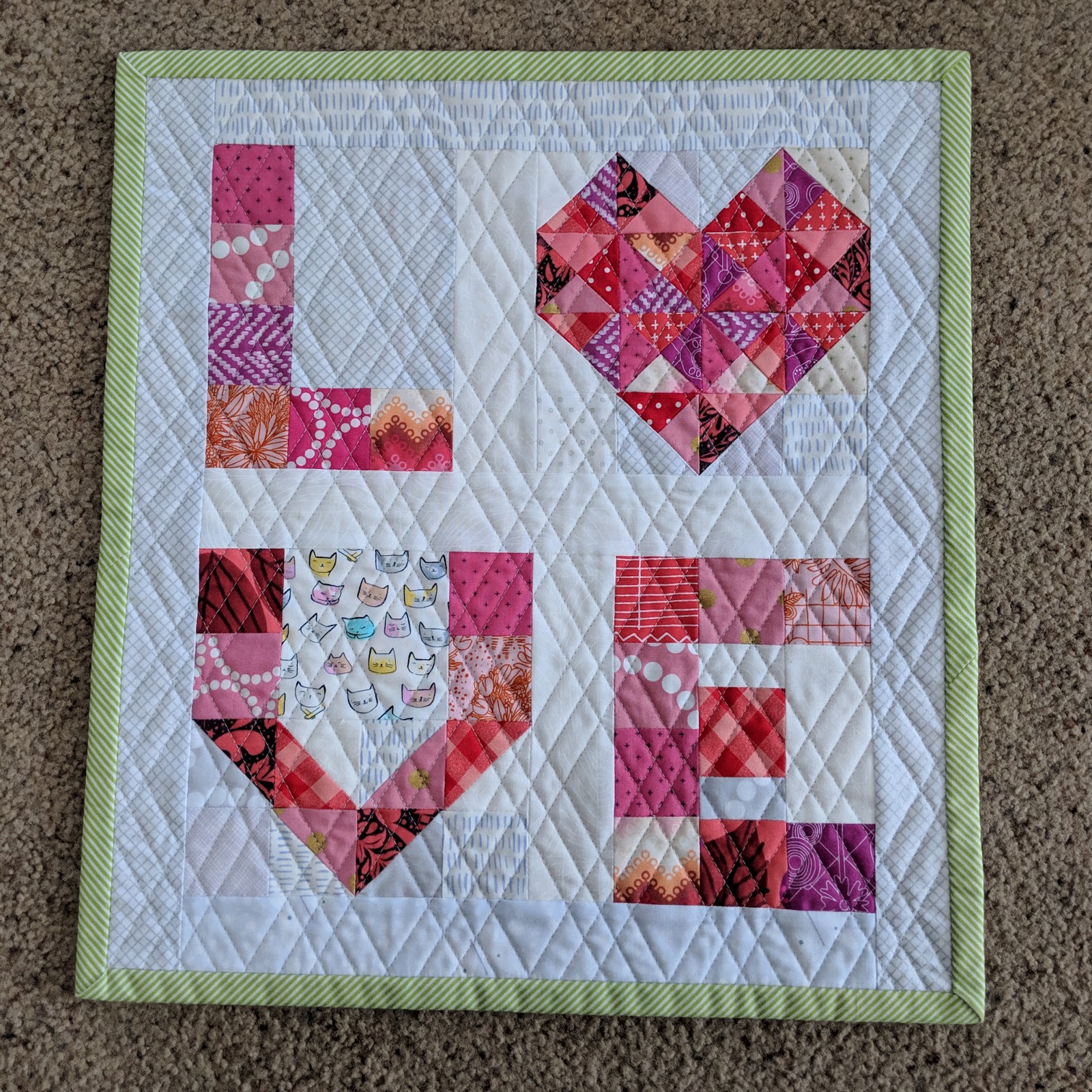 Valentine Mini Quilts | Scrap Project 1 & 2