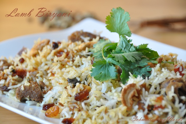 Lamb Biryani ~ SchmetterlingWords