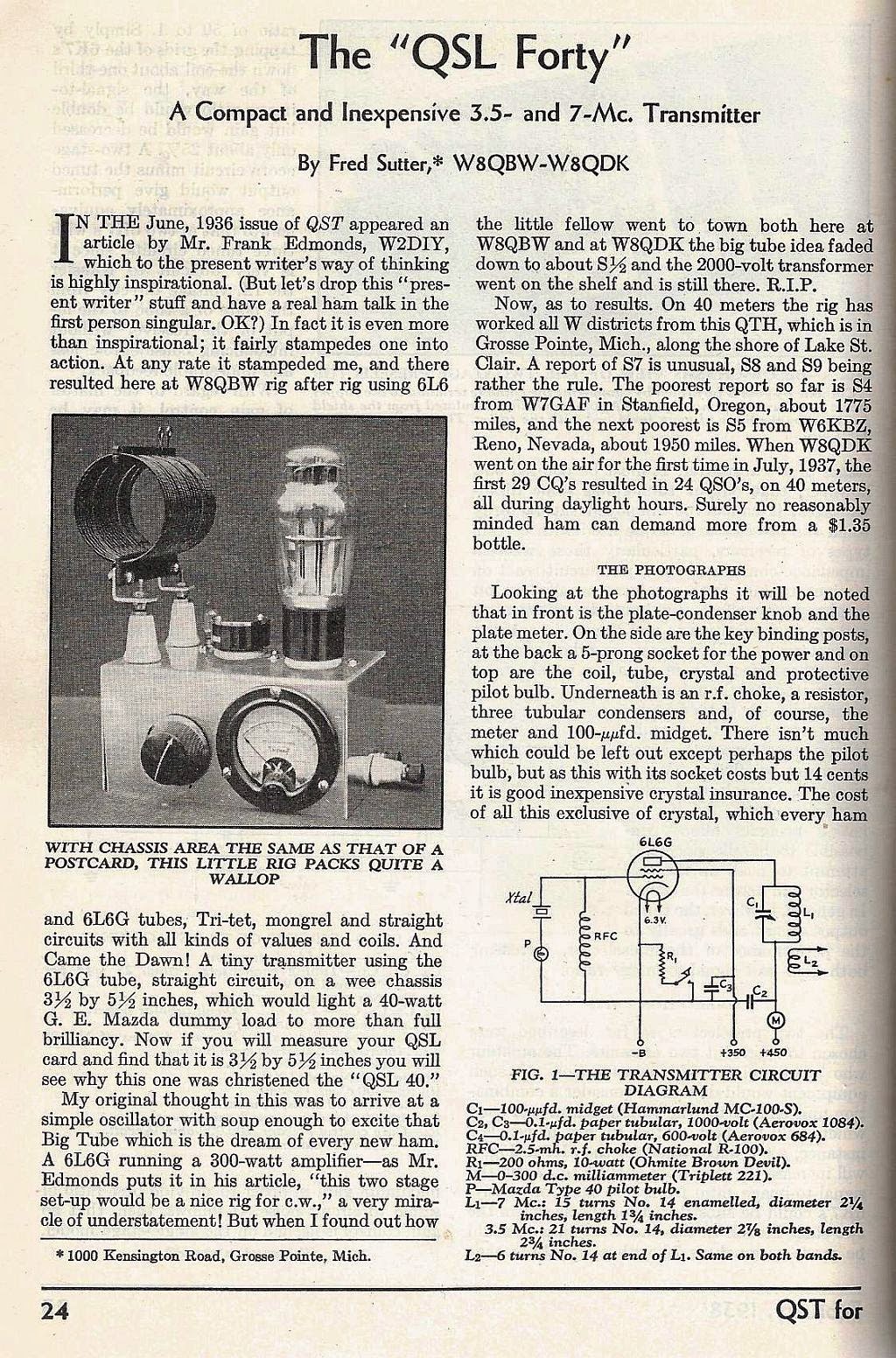 All Things Wireless & Letterpress: The Legacy of the "Simple" 6L6 ...