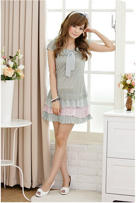GALERI BAJU KOREA: Mini Dress cantik