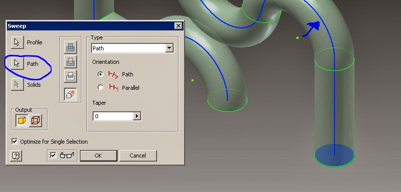 Tutorial Sweep pada Inventor | Learning Together Guys