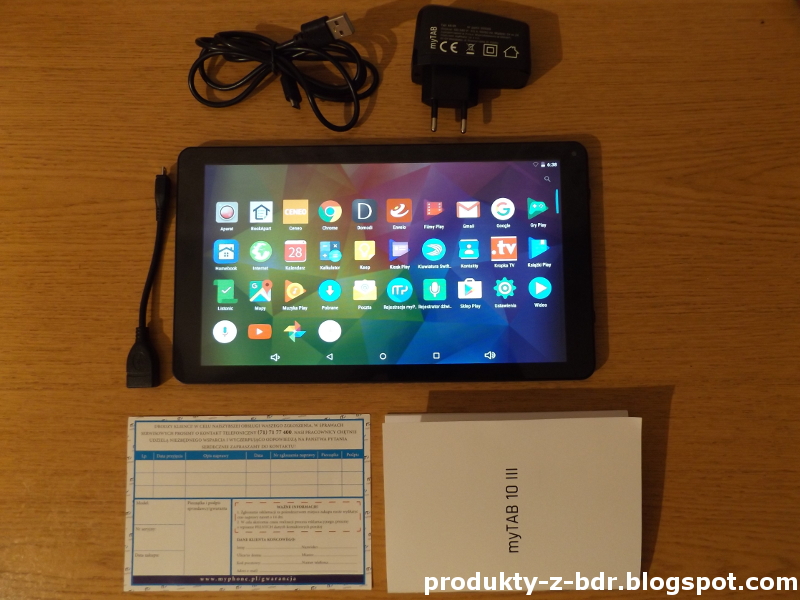 Testujemy produkty z Biedronki: Tablet myPhone myTab 10 III z Biedronki