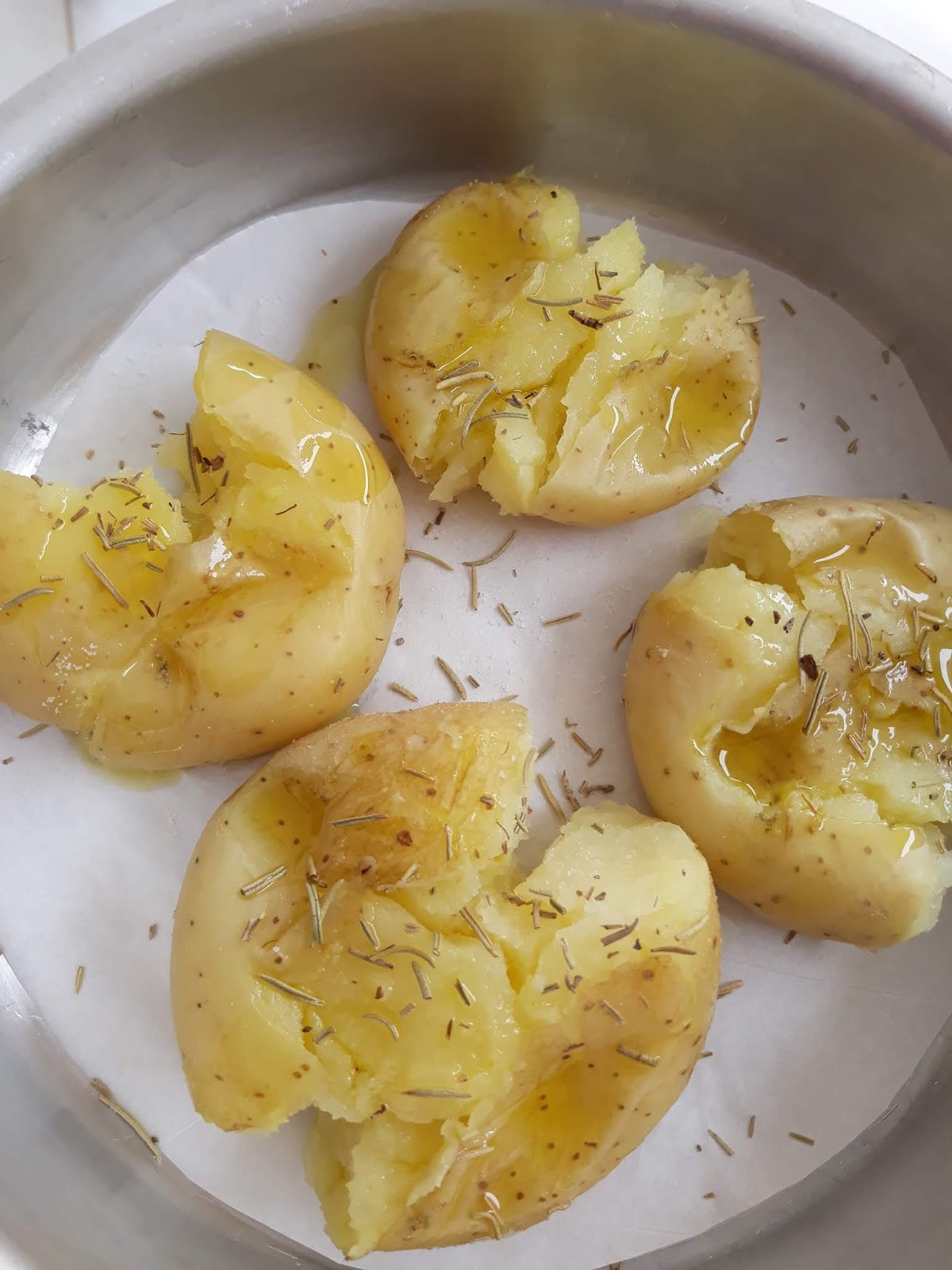 Receita - Batatas ao murro | Naturebices da Elen