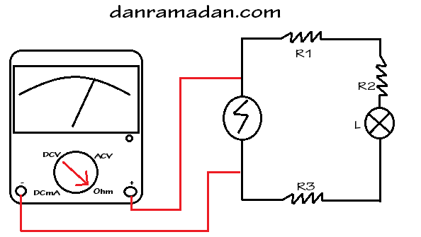 cara menggunakan AVO meter mengukur dan menghitung hasil pengukuran ...