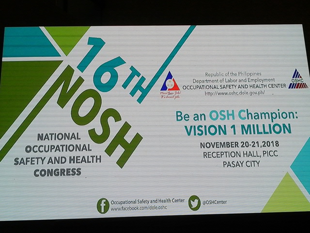 Pilipinas Online : RA 11058, Vision 1 Million, Philippine OSH situation ...