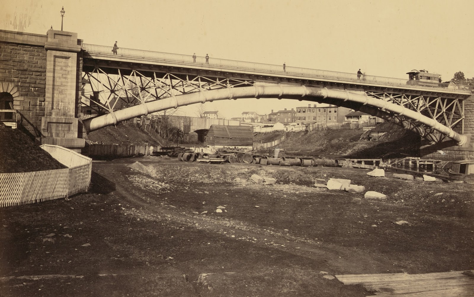 On Pennsylvania Ave, Georgetown's other aqueduct bridge