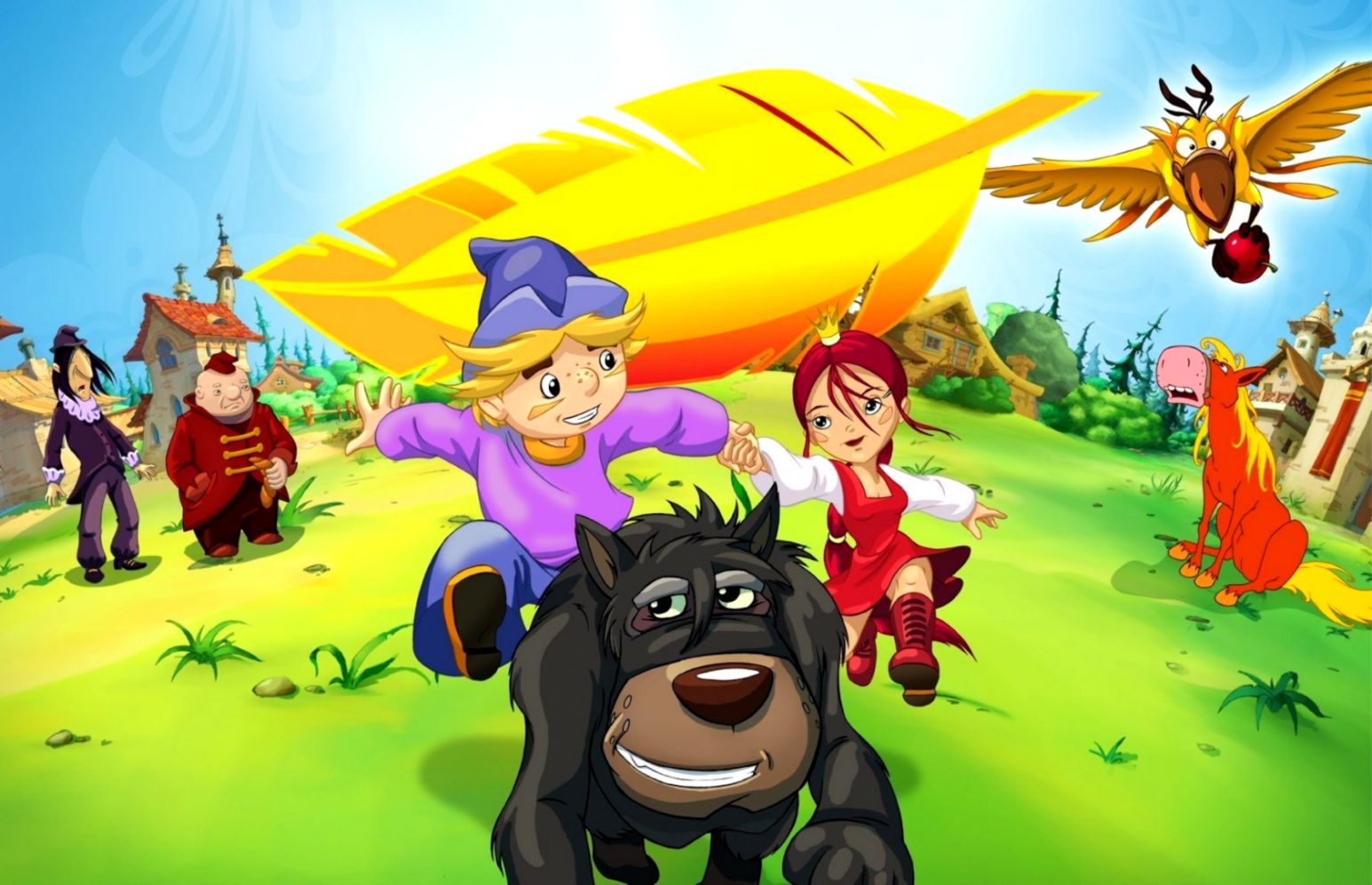 How To Catch A Feather Firebird Cartoon Hd Wallpaper | Best Wallpapers ...