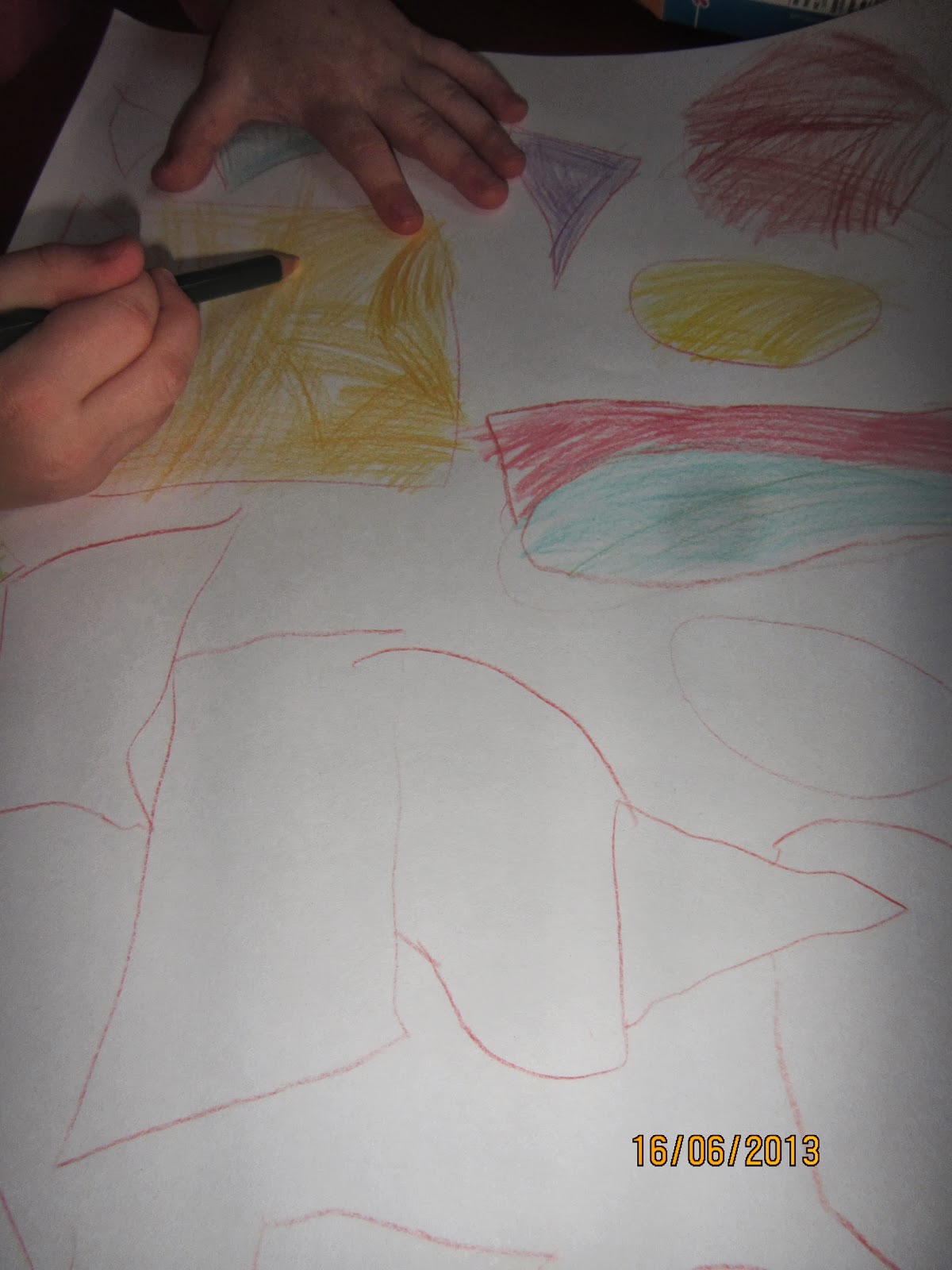 Crafty little people: Making art - geometric shapes and patterns