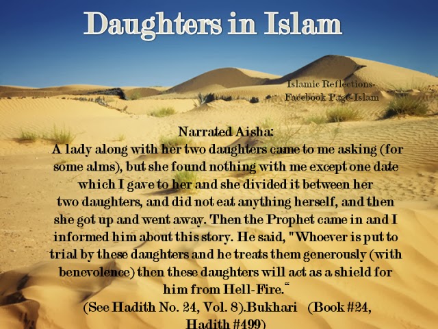 Hadith: A beautiful hadith about “daughters”