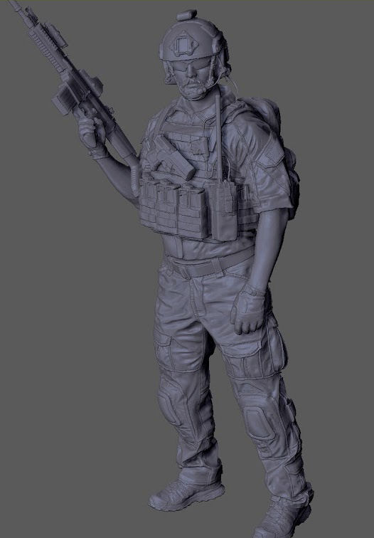 Airborne Miniatures: 1:35 scale figures