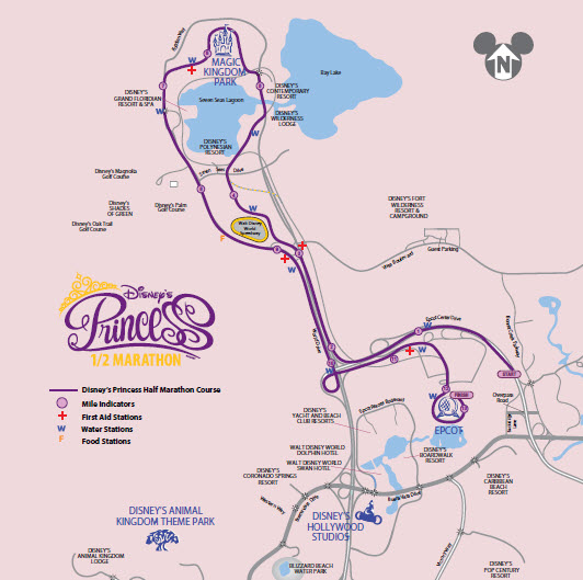 Mother on the Run: Disney Princess Half Marathon 2012 - Elevation ...