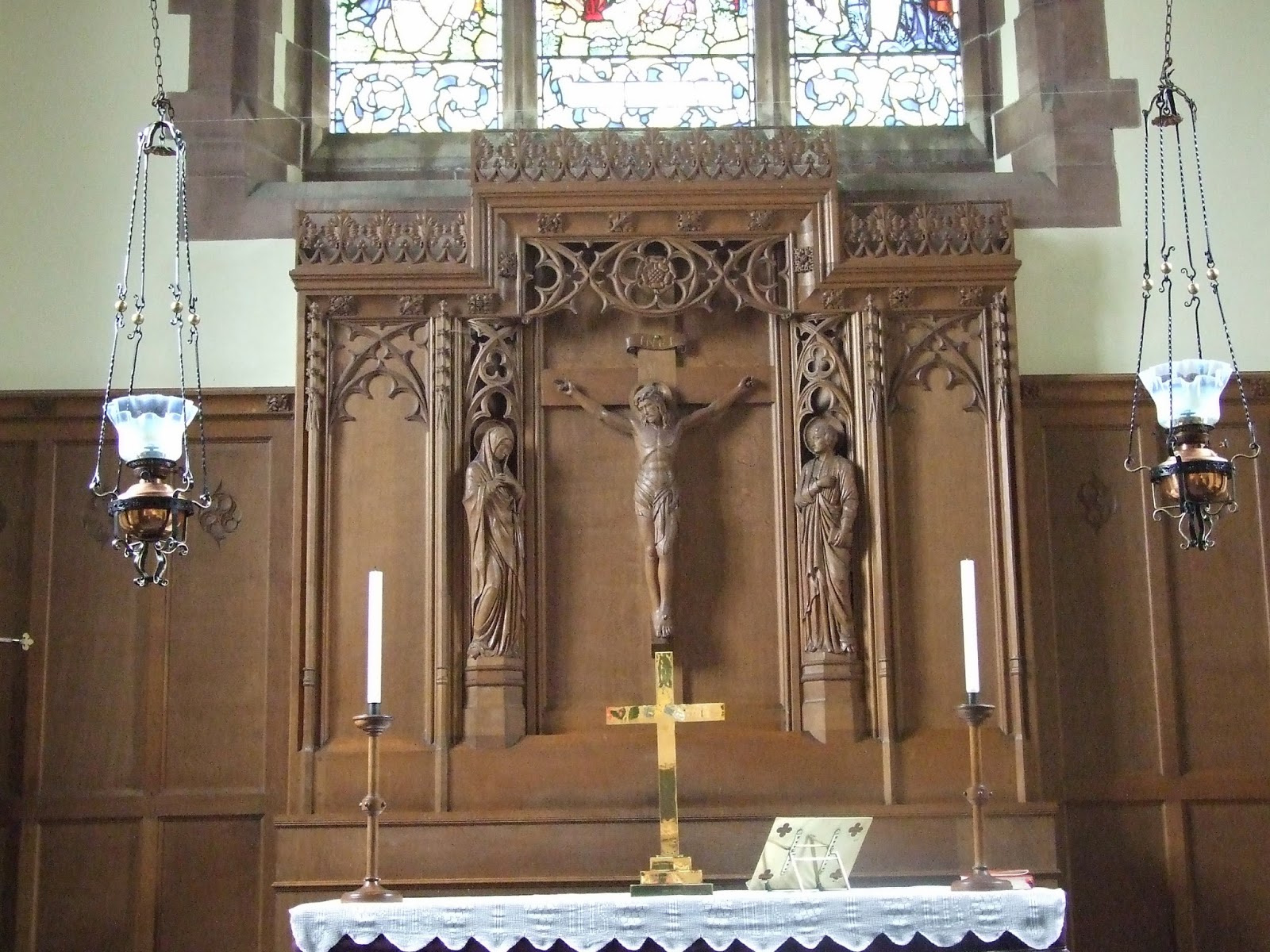 Victorian Churches: 206 - John Oldrid Scott, All Saints, Newborough ...