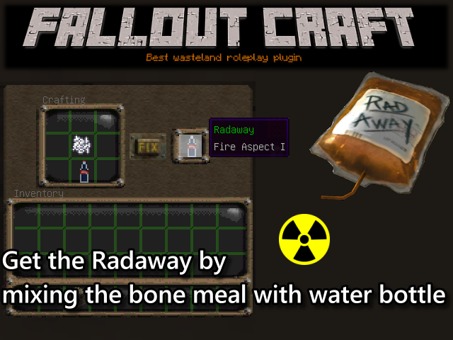 Radaway recipe fallout shelter sign - lknmseek