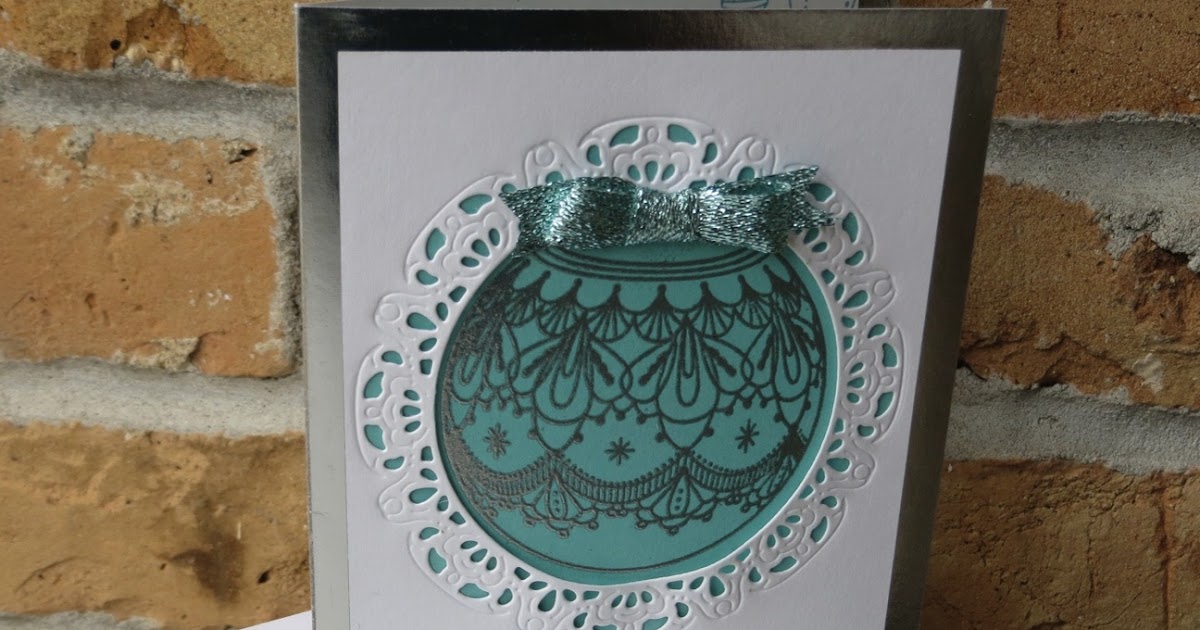 Stamping with Nanna: Beautiful Baubles Card