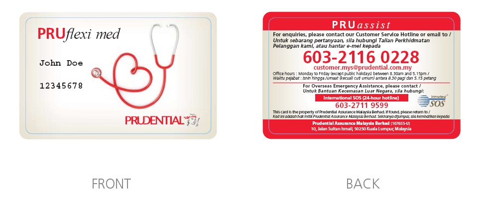 I Love Prudential : MEDICAL CARD TERKINI